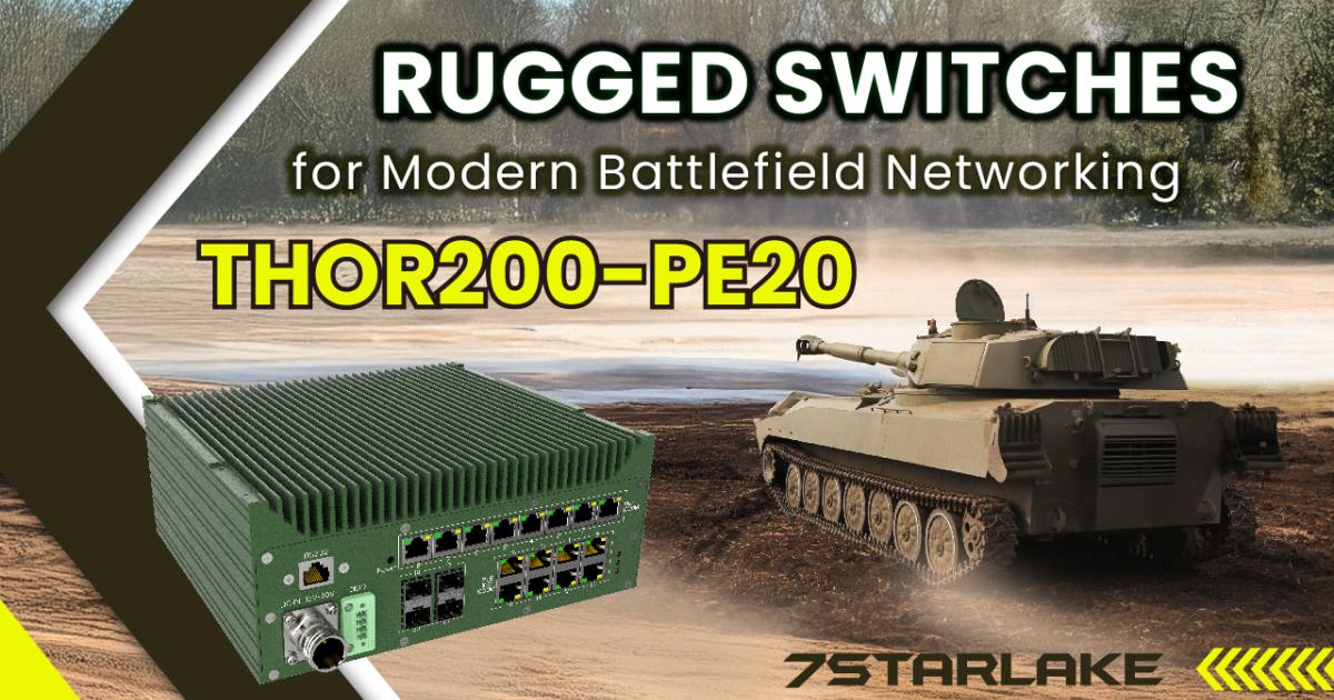 2U Half Rugged Military Switches for Modern Battlefield Networking ...